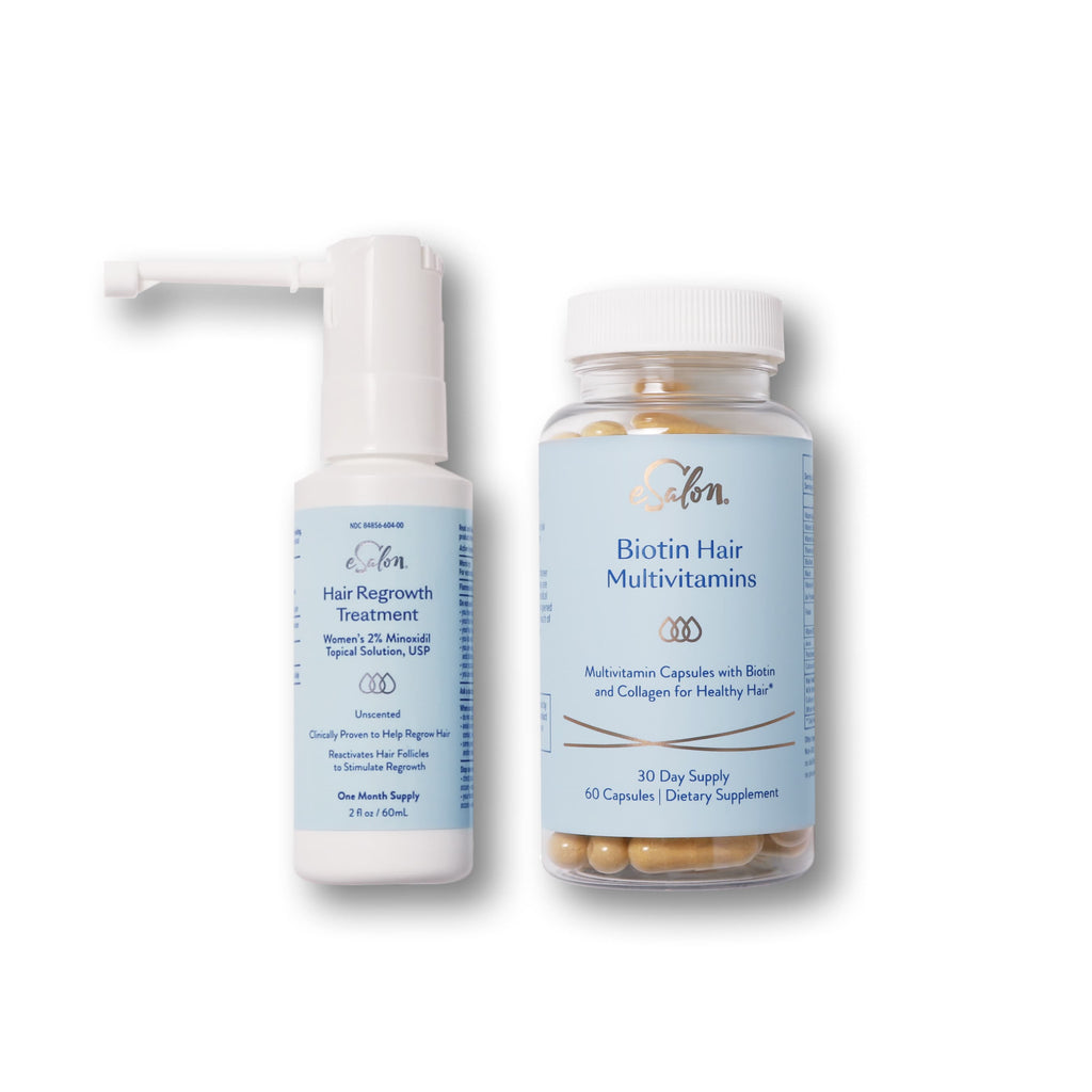 Hair Regrowth Treatment + Biotin Hair Multivitamins